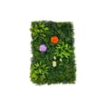 Artificial Hedge Fence, Expandable Faux Leaf Screen Panel, Decorative ...