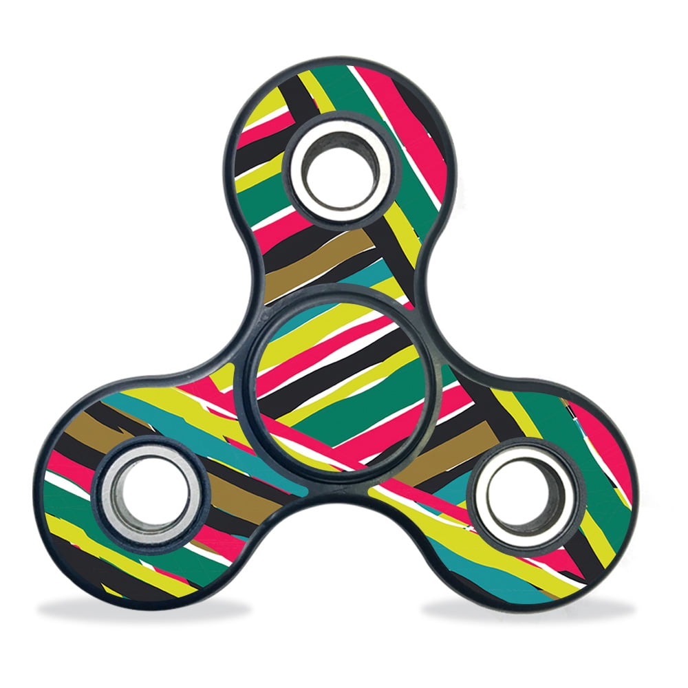 Skin Decal Wrap Compatible With Fidget Spinner Hand Tri Fydget toy ...