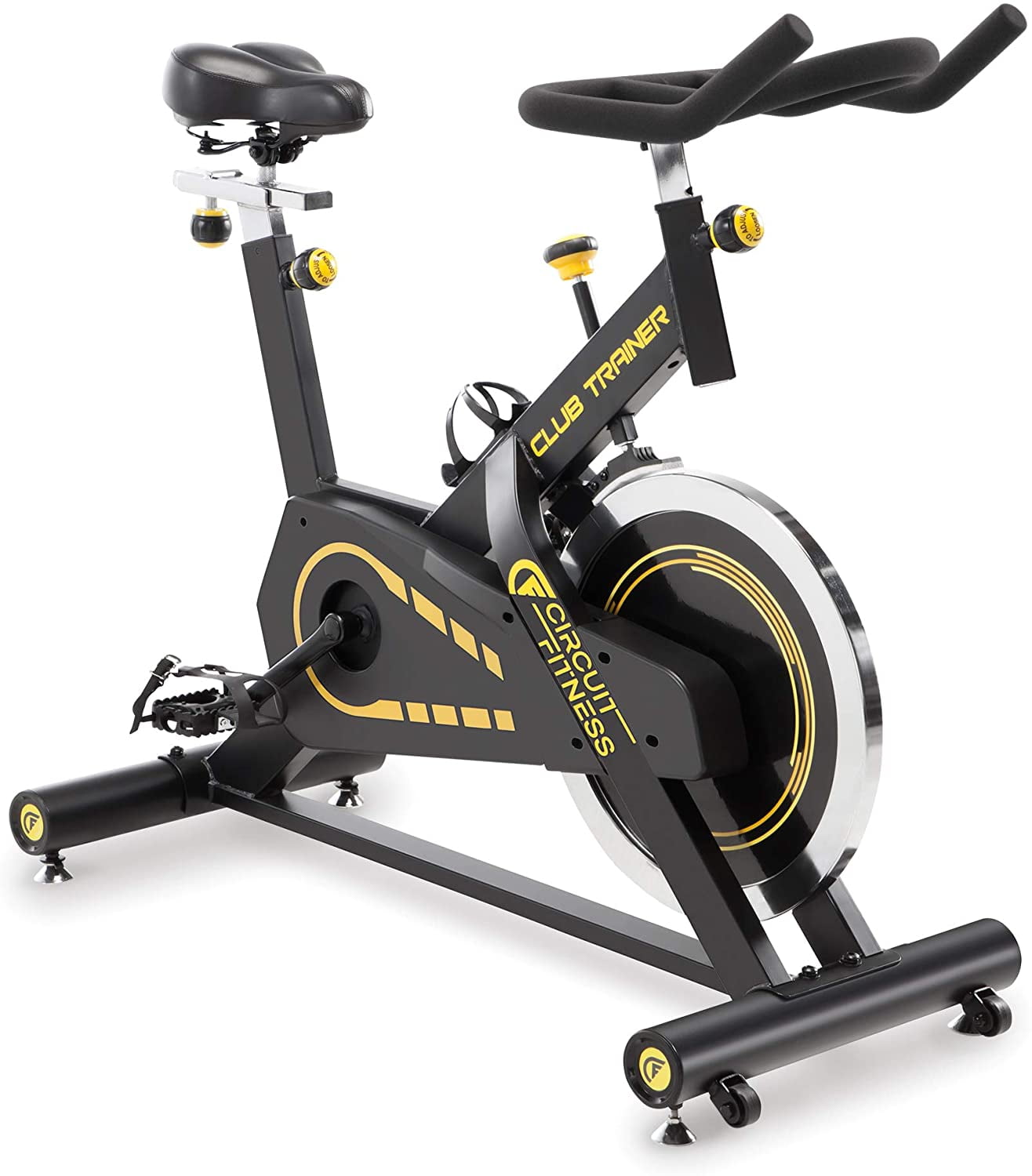CIRCUIT FITNESS 40 lbs. Flywheel Deluxe Club Revolution Cardio Cycle ...