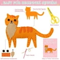 Kitten Craft Kit Kids DIY Crafting and Sewing Set Kitty Cat Stuffed ...