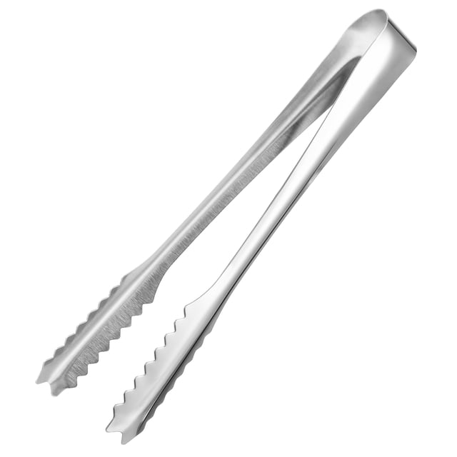 HOMEMAXS Stainless Steel Ice Tong Comfortable Grip Serving Tong ...
