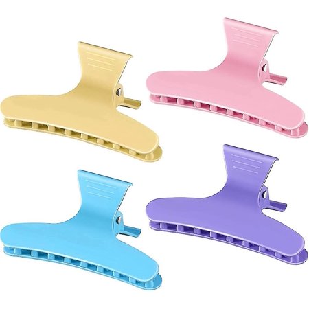 4 Pieces Butterfly Hairdresser Clamps Butterfly Clips Hairdressers ...