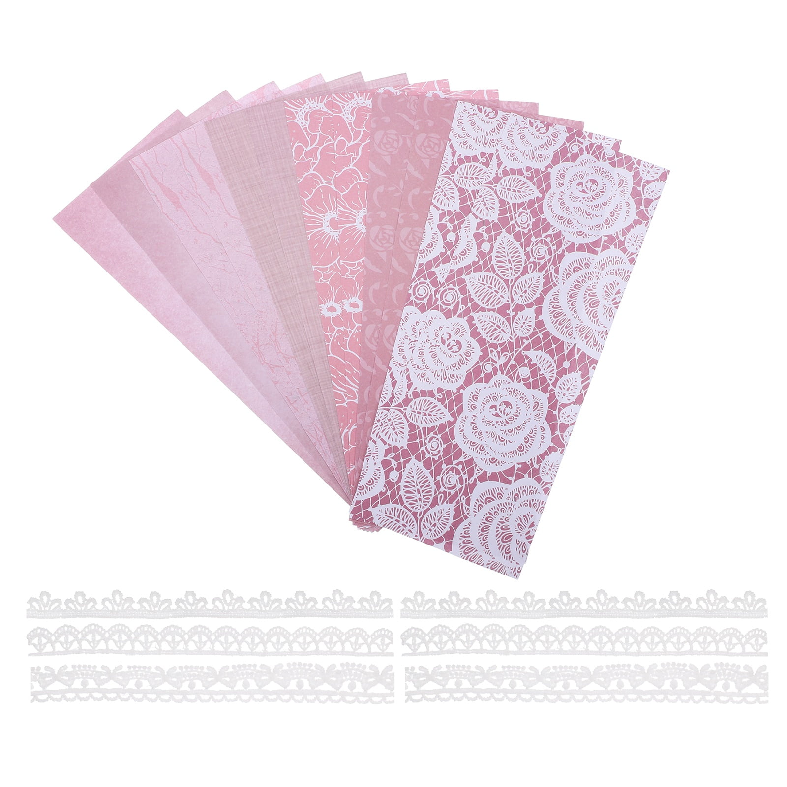 Click here for Uxcell 12 Sheets Scrapbook Textured Paper  Pink Sc... prices