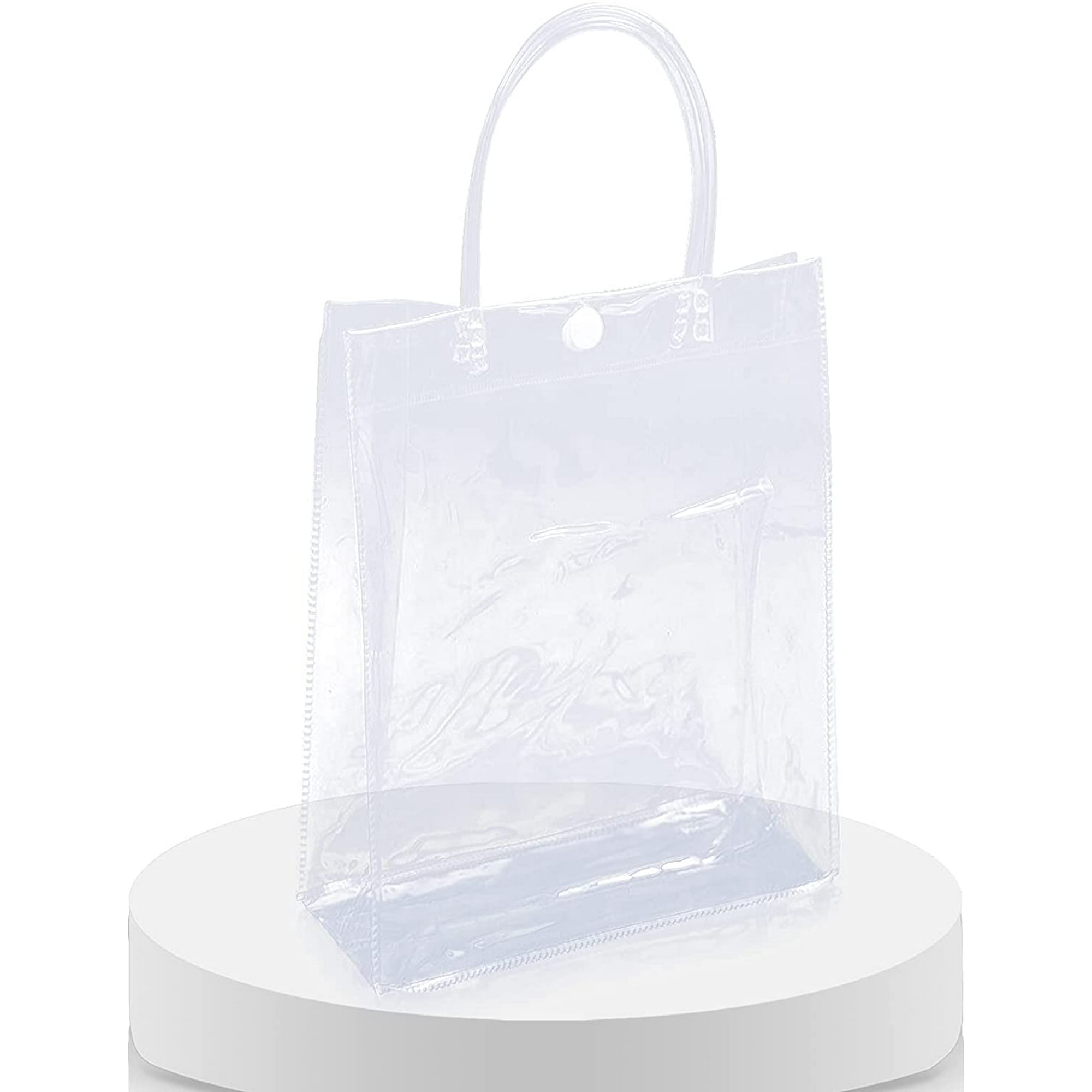 Click here for Nielieping Clear Small Gift Bags With Handles 12 P... prices