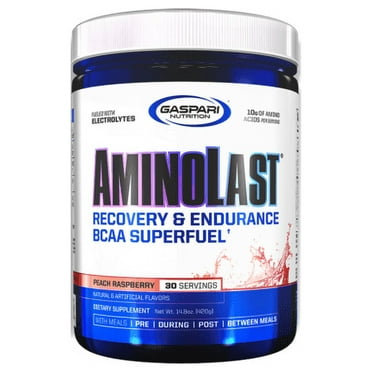 Gaspari Nutrition AminoLast Powder, Lemon Ice, 30 Servings - Walmart.com