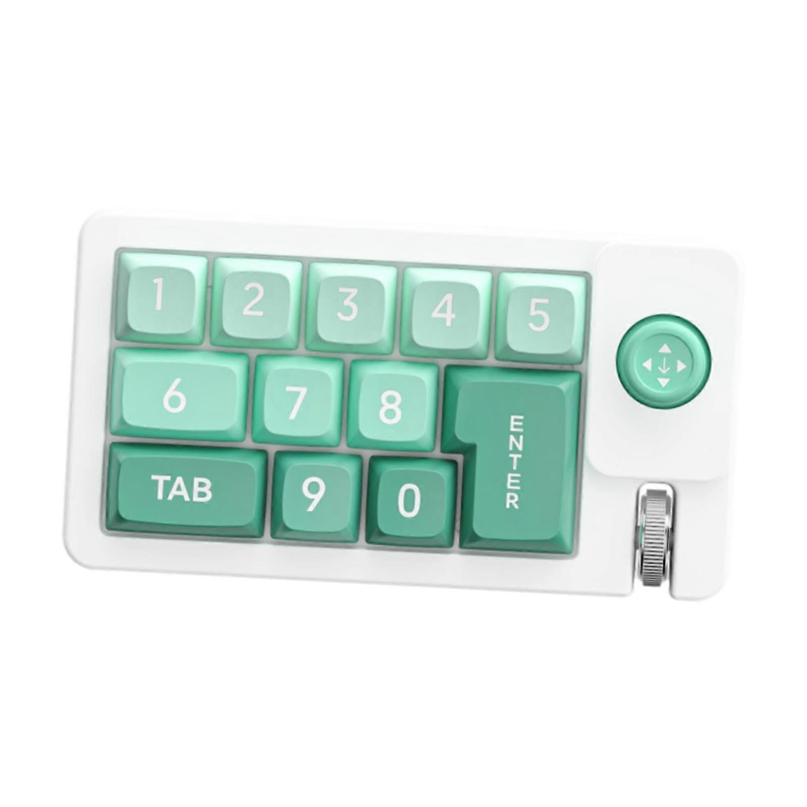 Mechanical Gaming Programmable 12Key Number Pad, Desktop Portable Metal ...