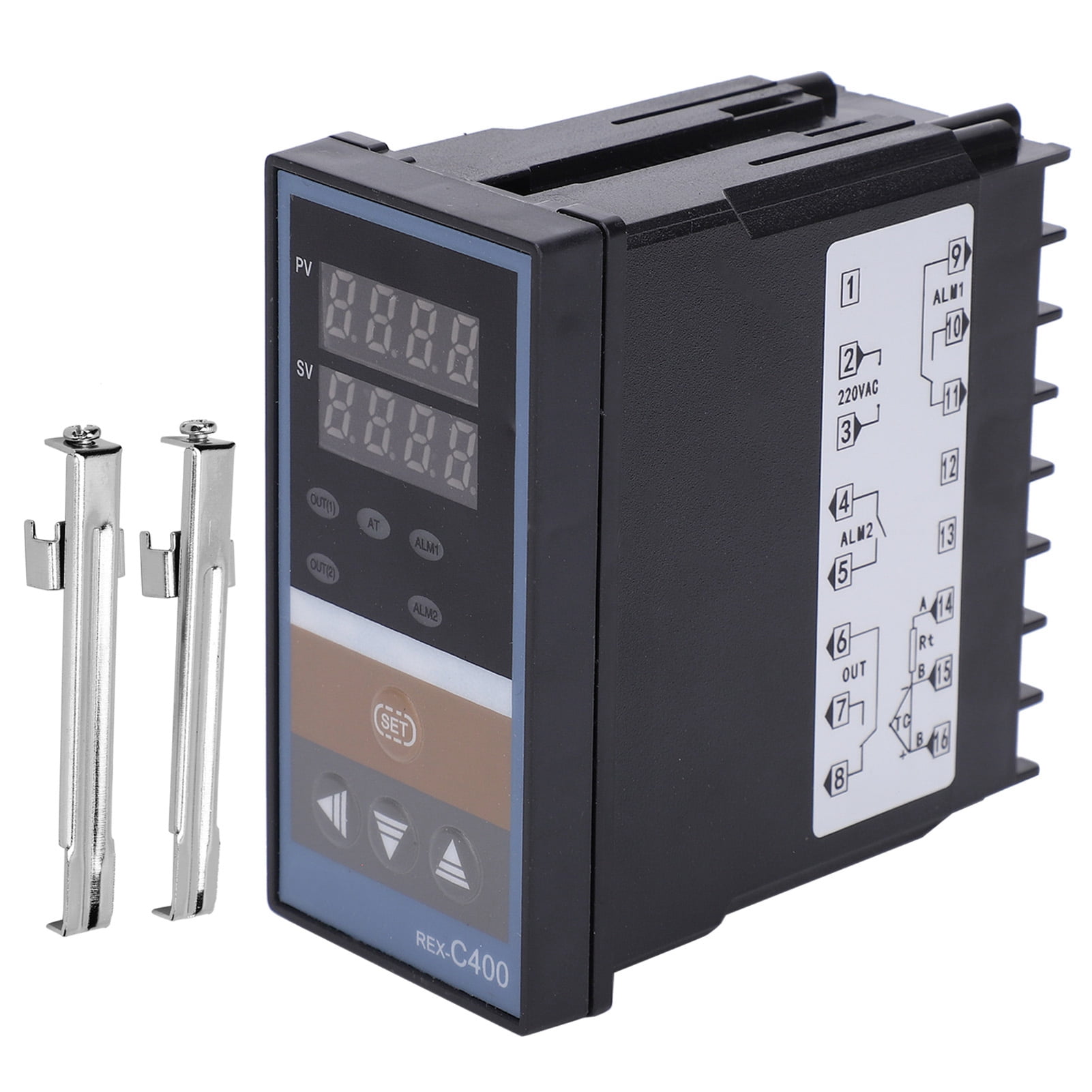 BERM Temperature Controller Smart Adjustable Regulator Thermostat Switch REXC400FK02MxDA 220V ...