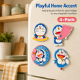 Cartoon Cat Acrylic Refrigerator Magnets, 4 Pack, Cute Fridge Magnet ...