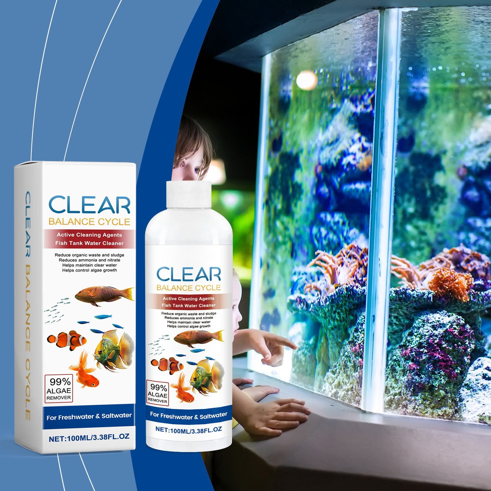 Click here for Zhengjuuu Fish Tank Water Clarifier Cleaner Agent... prices