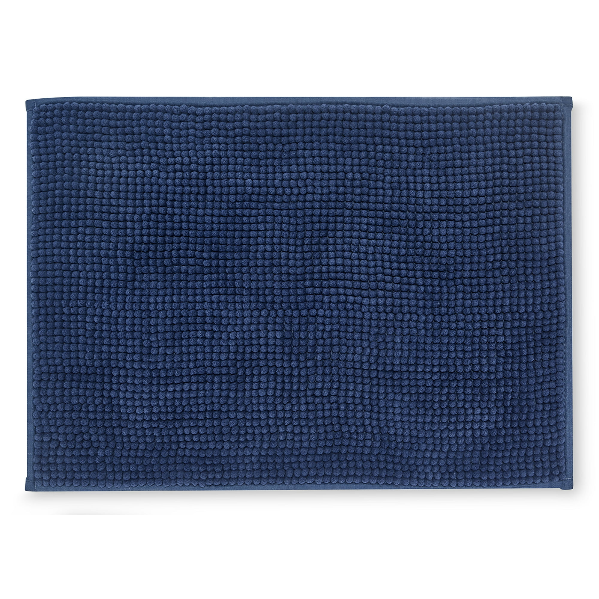 Click here for Mainstays Noodle Navy Bath Rug  17 X 24 17X24 prices