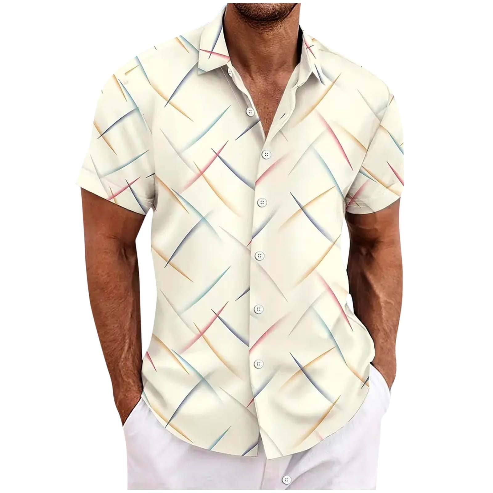 Click here for Yanhoo Button Down Shirts For Men Short Sleeve But... prices