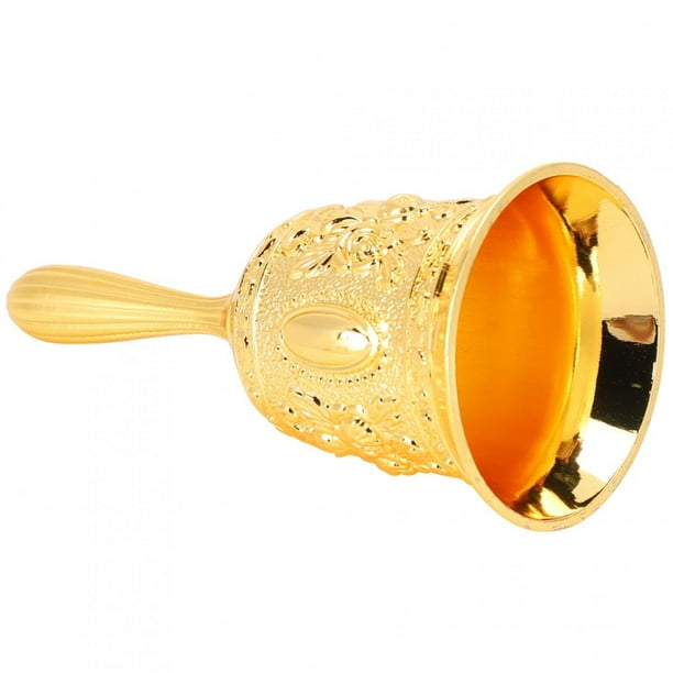 Handbell, Classic Golden Beautiful Bell, para Table Bell Class Bell ...