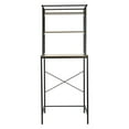 Miumaeov 3-Tier Over The Washer and Dryer Storage Shelf Floor Mount ...