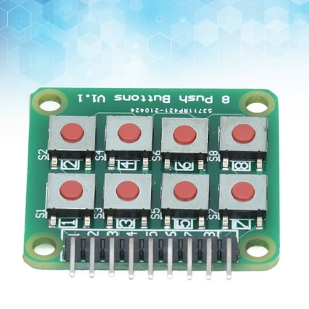 Domqga Button Key Module Keypad Board 2x4 Matrix 8 Push Micro Switch For Single Chip ...