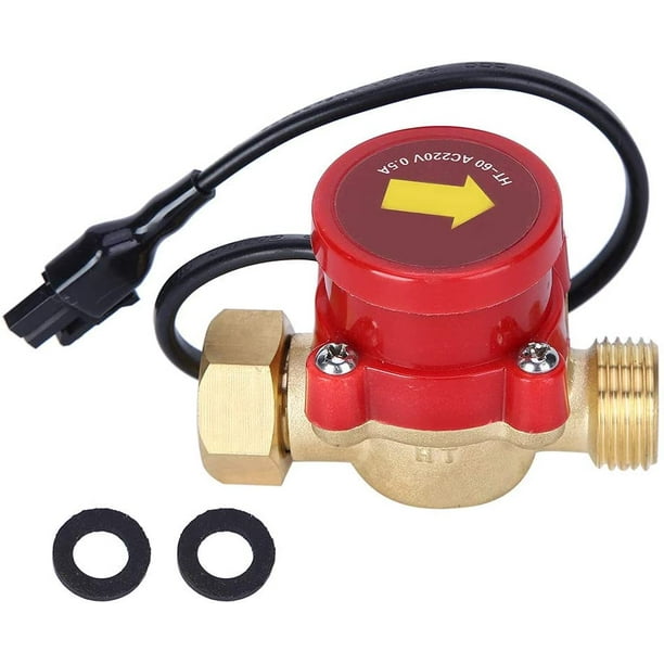 Water Flow Sensor, G3/4in AC 220V 60W Water Flow Sensor Thread Brass ...