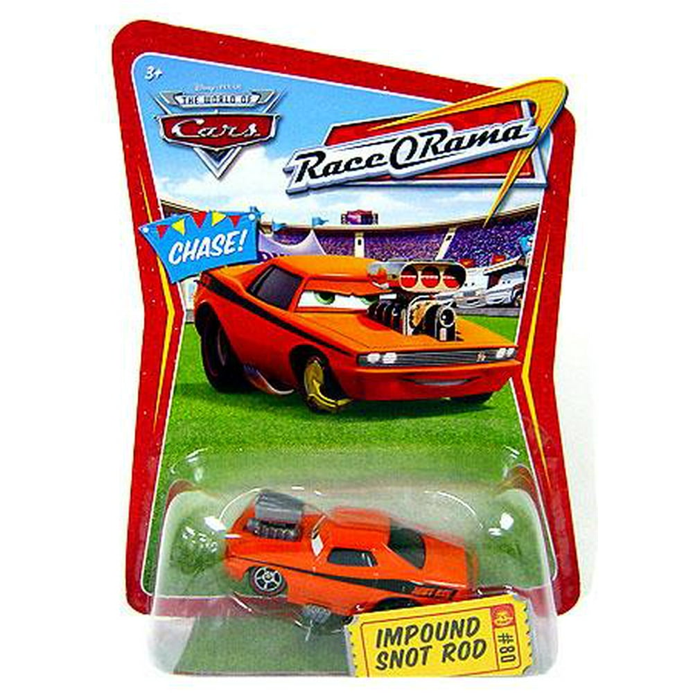 Disney Cars Race-O-Rama Impound Snot Rod Diecast Car - Walmart.com ...