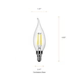 Better Homes & Gardens B10 Vintage LED Light Bulb, 5.5W, 60W Equivalent ...