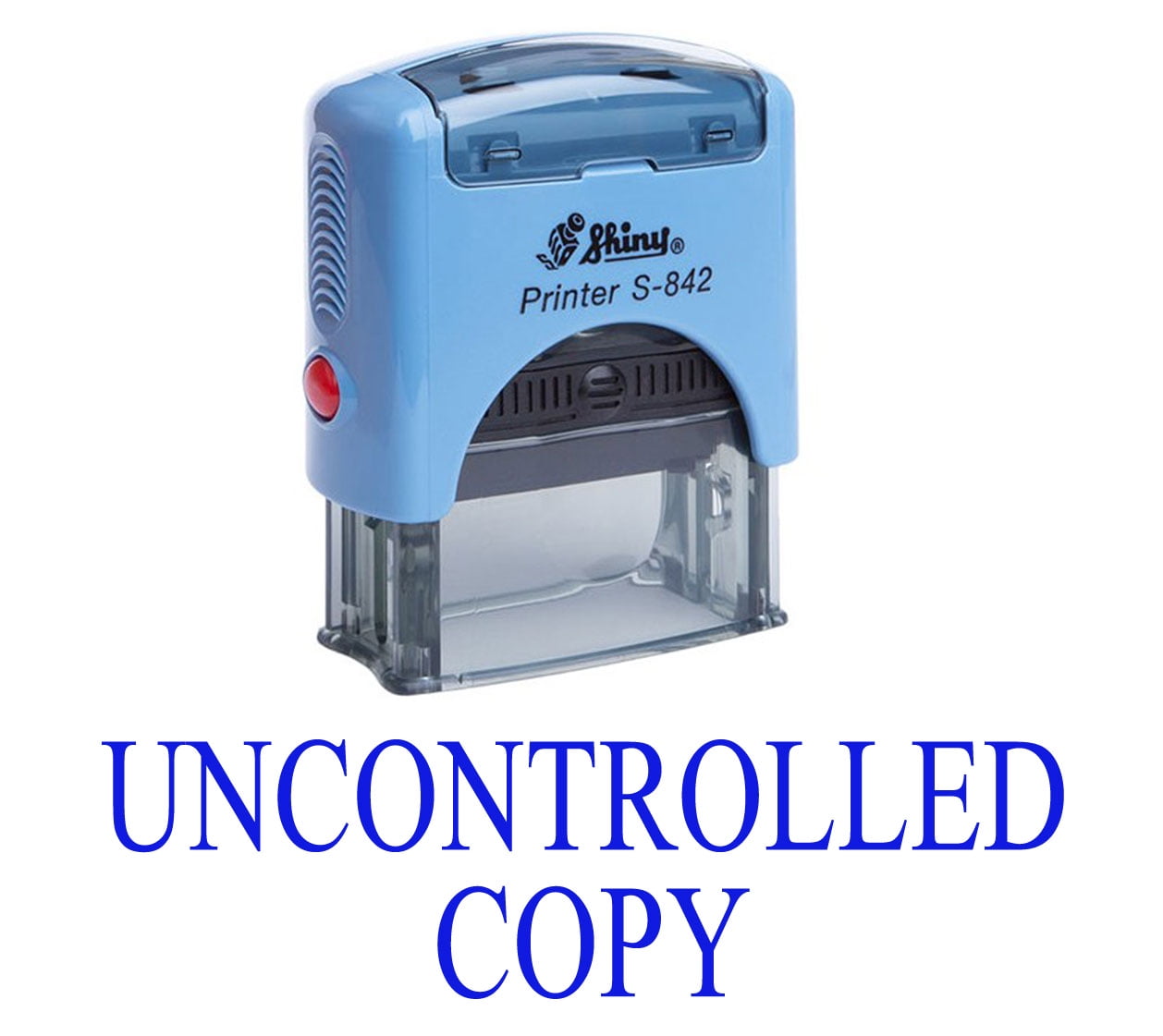 UNCONTROLLED COPY Self Inking Rubber Stamp Office Stationary Custom ...