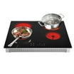 24 Electric Cooktop - 1800W 2 Burners Ceramic Glass Stove Top - Walmart.com