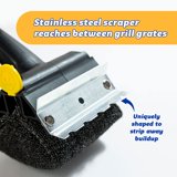 Scrub Daddy BBQ Daddy Grill Brush - Steam Cleaning Scrubber with ...