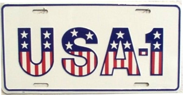 USA-1 License Plate - Walmart.com