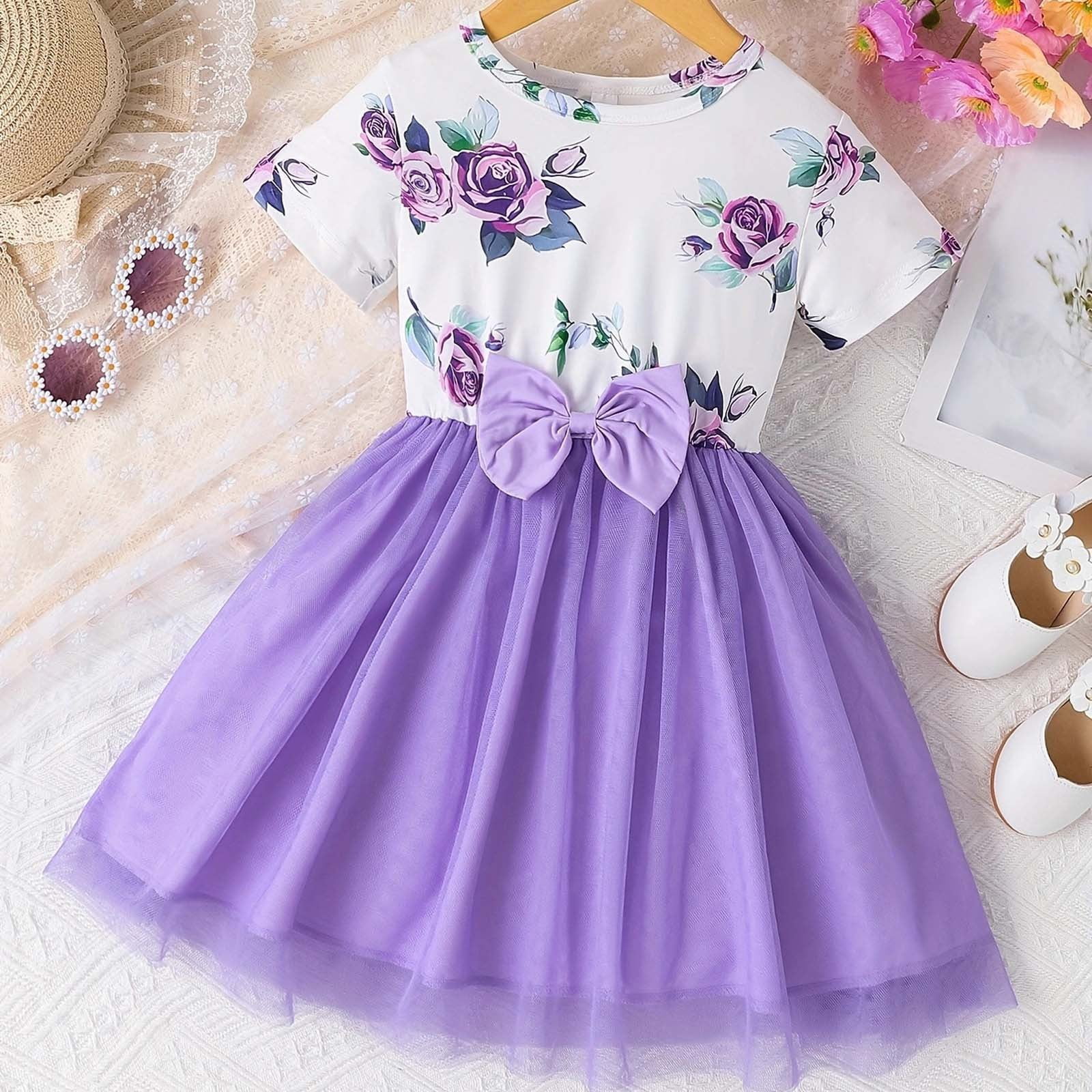 Click here for Wenxiaoo Kids Girl Dresses Ruffle Tulle Dress Todd... prices