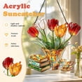 Sunflower Window Light Catcher, Acrylic Suncatcher Pendant for Window ...