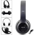 P47 Wireless Bluetooth Headphones with Mic, FM Support for PC, TV ...