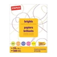 MyOfficeInnovations Brights 24 lb. Colored Paper Neon Assorted 500/Ream ...