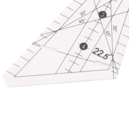 Tailor Ruler,Quilting Ruler 22.5 Degrees Quilt Ruler Sewing Ruler ...