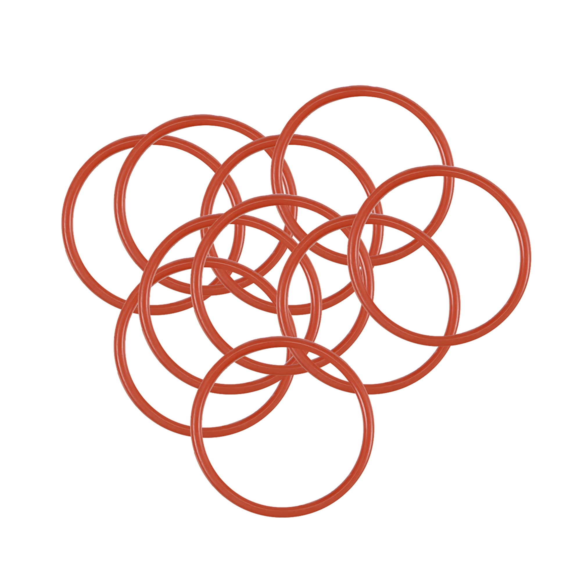 Silicone O-Rings 14mm OD, 12mm Inner Diameter, 1mm Width, Seal Gasket ...