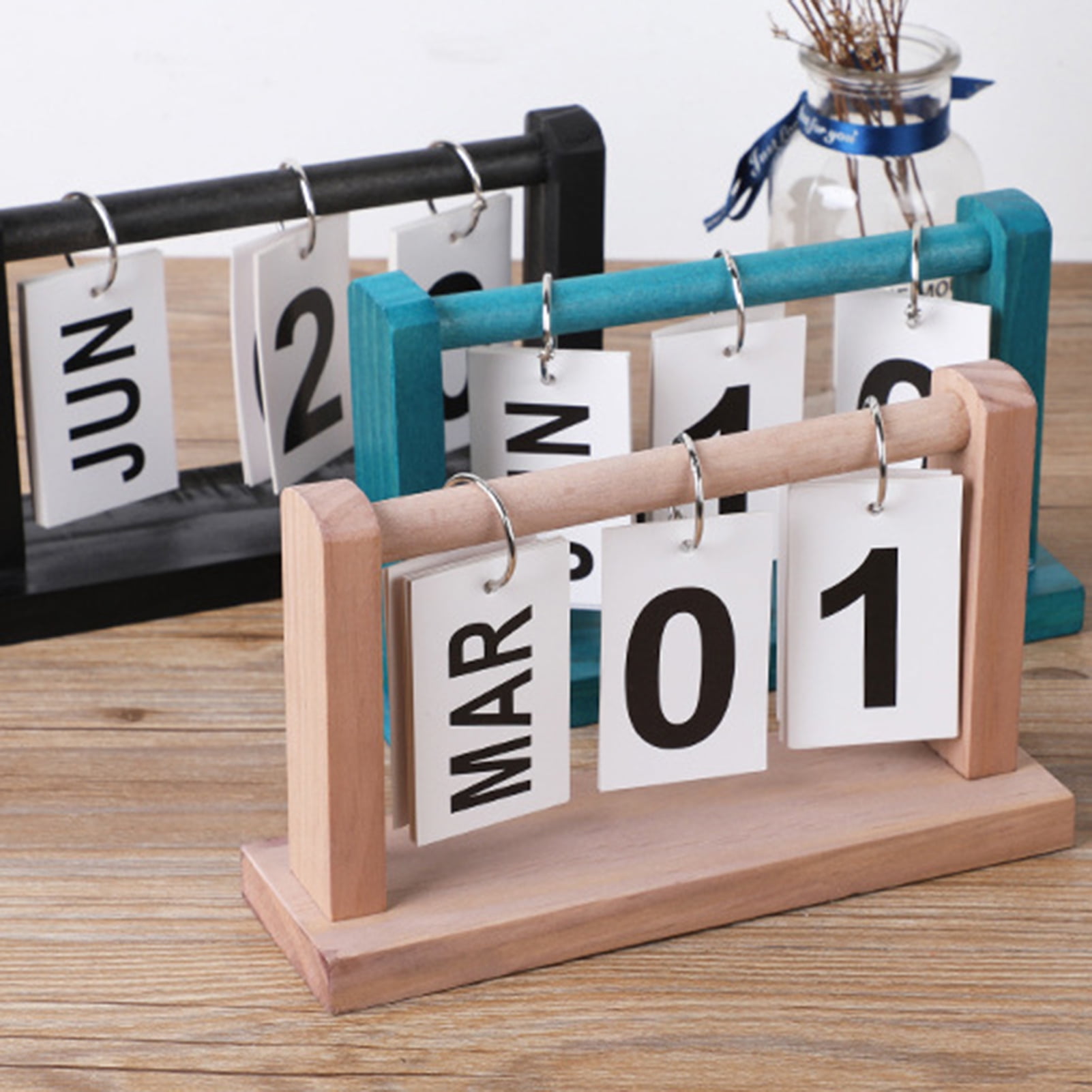 Travelwant Mini Desk Calendar, Monthly Desk Calendar Mini Daily ...