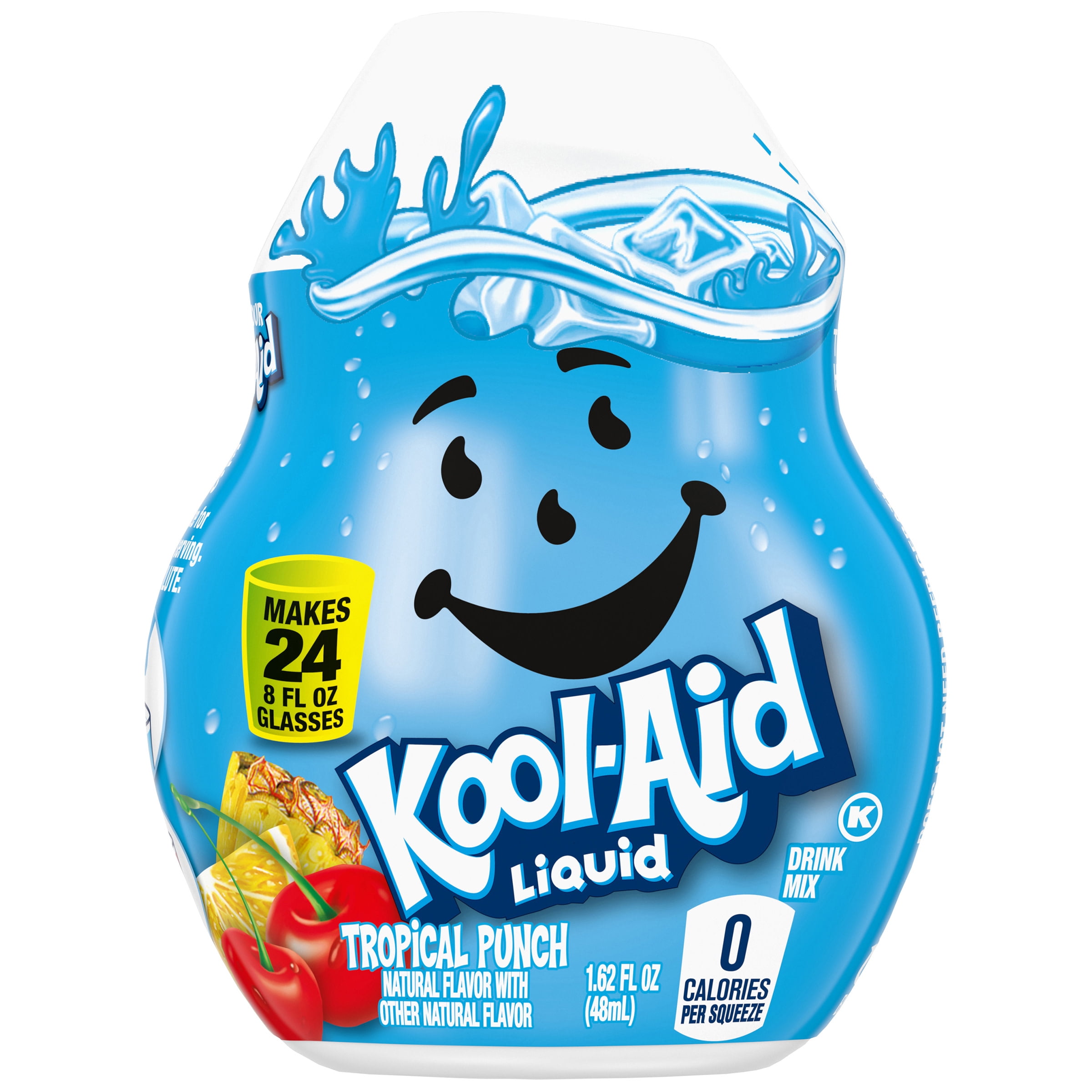 Kool-Aid Tropical Punch Liquid Drink Mix, Caffeine Free, 1.62 fl oz ...
