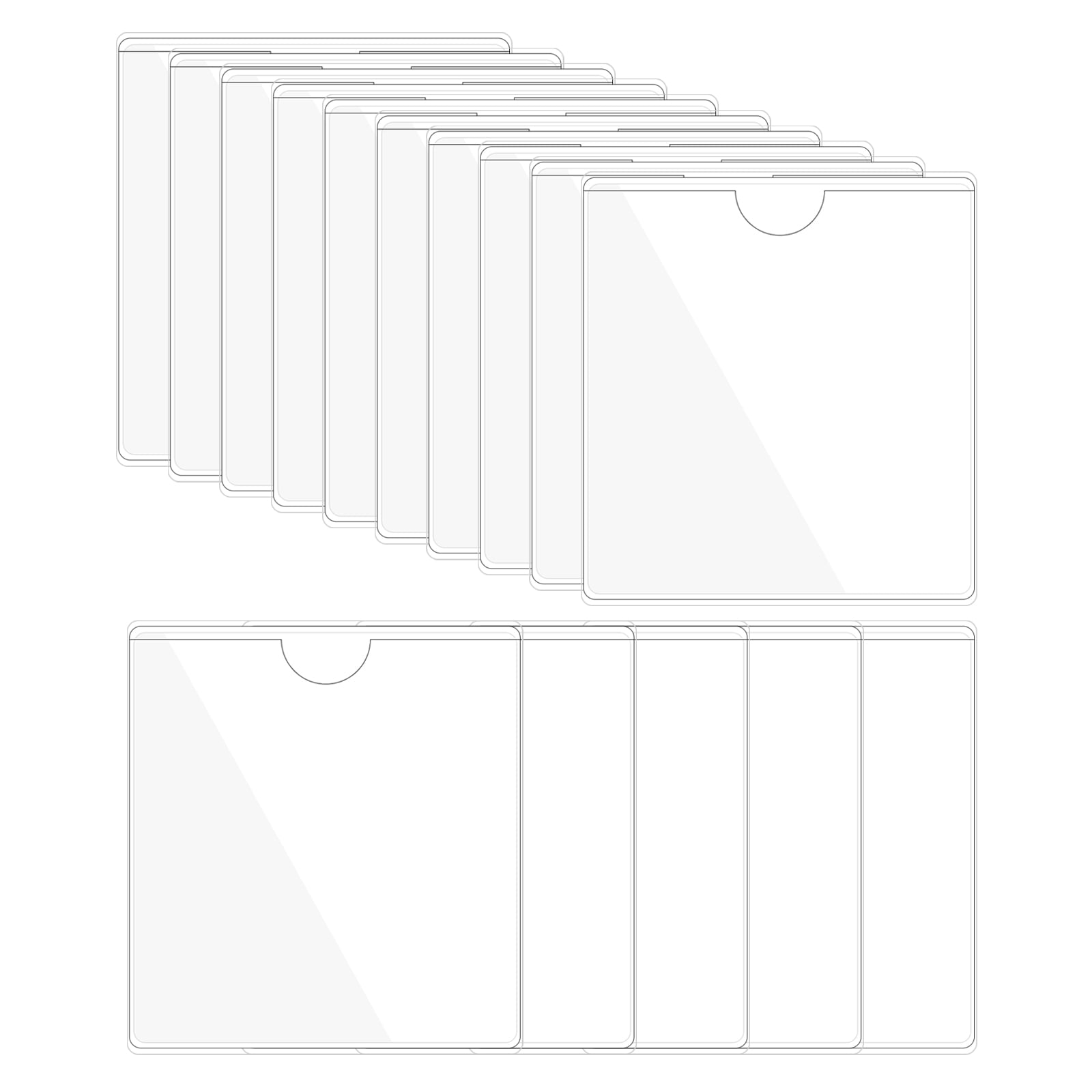 Click here for Uxcell 15pcs 4.7x3.1 Self Adhesive Index Card Pock... prices