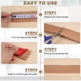 Floor Transition Strips, 19.69ft x 1.97"(LxW) Embossed Self Adhesive ...
