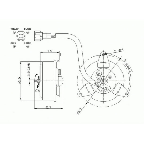 Nissan Versa Engine Cooling Fan Motor