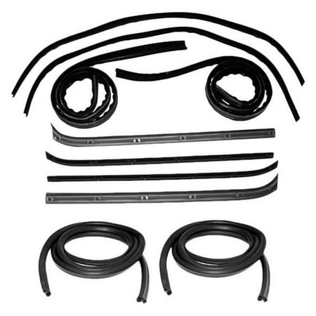 Left & Right Hand Inner & Outer Belt Channel Seal Kit for 1973-1979 F ...