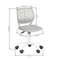 Ergonomic Mesh Office Chair, Height Adjustable Swivel Task Chair with ...