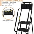 HBTower 4 Step Ladder, 14.6" Wide x 9.9" Deep, with Handrails - Walmart.com