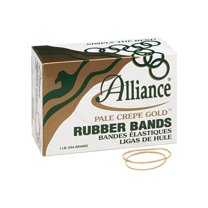 Alliance Rubber 20845 Pale Crepe Gold Rubber Bands Size #84 3 1/2 x 1/2 ...