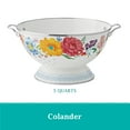 The Pioneer Woman Brilliant Blooms Enamel on Steel 5-Quart Colander ...