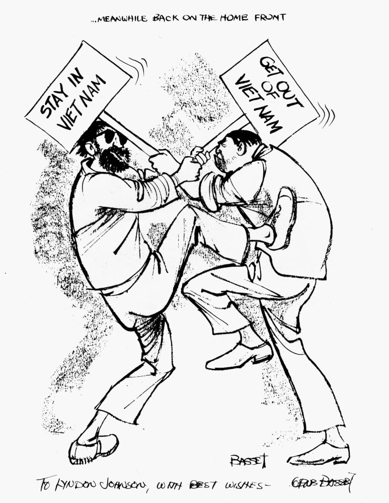 Vietnam War Cartoon 1965 N Meanwhile Back On The Home Front To vietnam-war-cartoon-1965-n-meanwhile-back-on-the-home-front-to