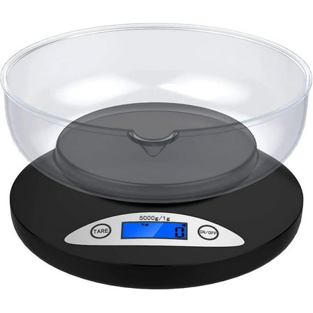 Digital Kitchen Scale, 5000g Electronic Cooking Food Scale With Back ...