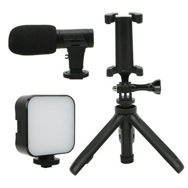 Vlogging Kit, Smartphone Video Kit With Microphone, Tripod Phone Holder Vlogger Kit with LED ...