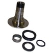 Crown Automotive 68088498AD Steering Knuckle and Hub Assembly, Black ...