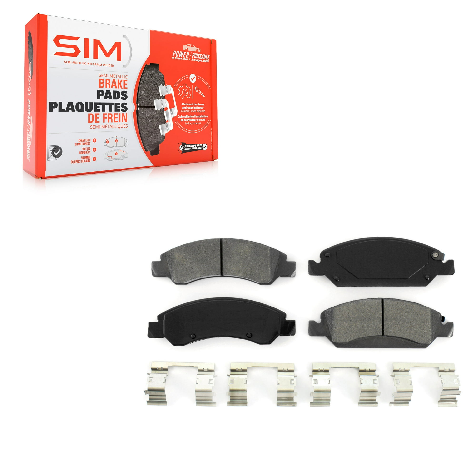 Click here for Sim Front Semi-Metallic Disc Brake Pads Sim-1363 F... prices