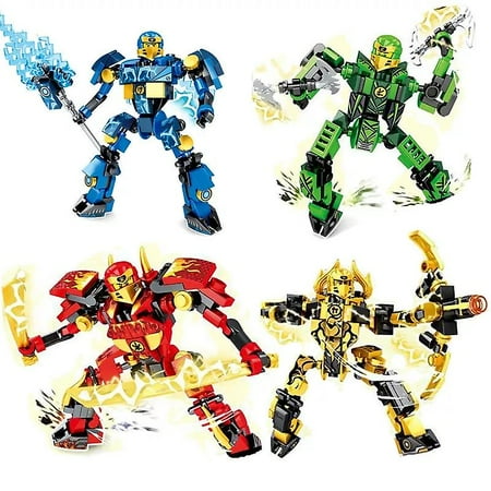 New Ninja Legacy Kai Jay Zane Lloyd Mech Super Armor Robot Figures ...