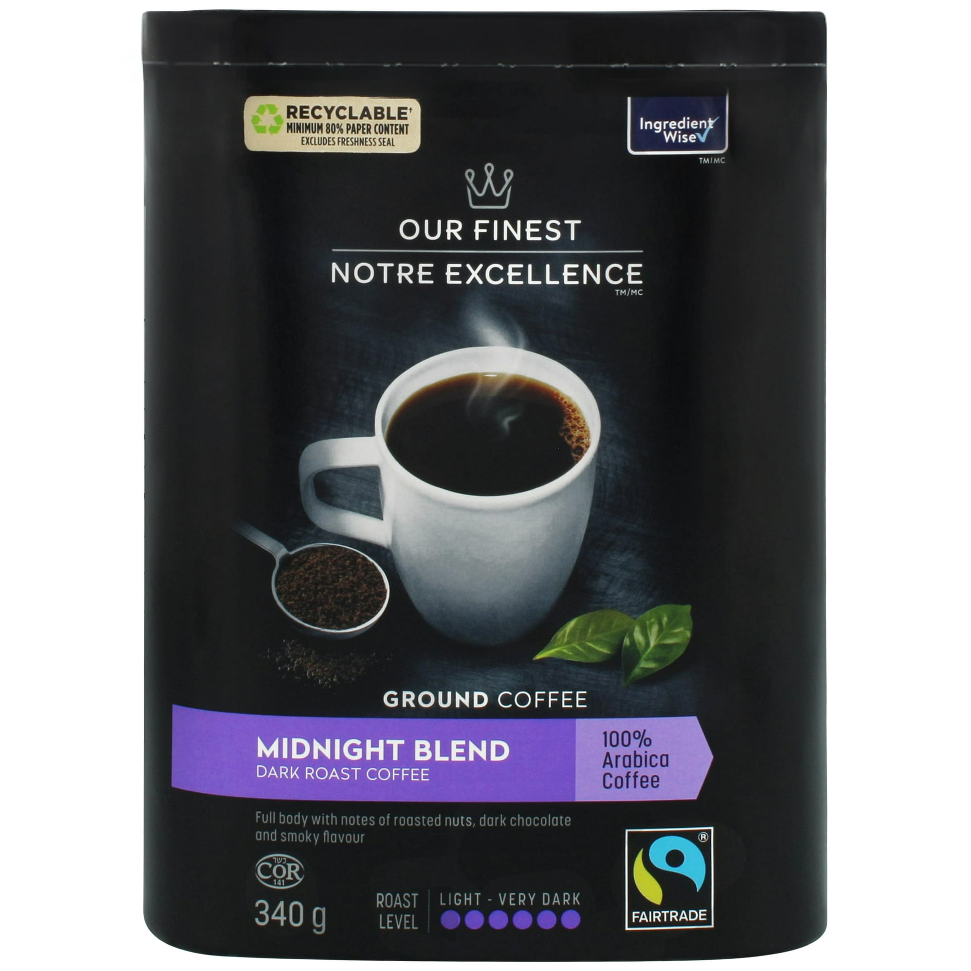 Click here for Our Finest Midnight Blend Ground Coffee 340 G prices