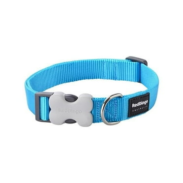 Red Dingo Reflective Bones Dark Blue Dog Collar, Small - Walmart.com