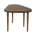 Weston Home Brno Wood Teardrop 3 Legs Nesting Coffee Tables, Walnut ...